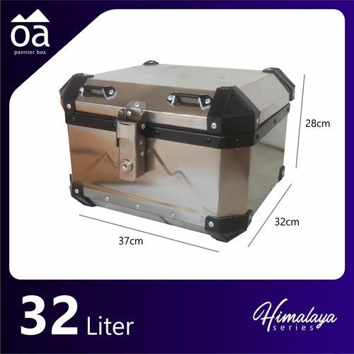 Promo Top Box Pannier + Fullbreket custom CB150X - 32L Stainless - Kab ...