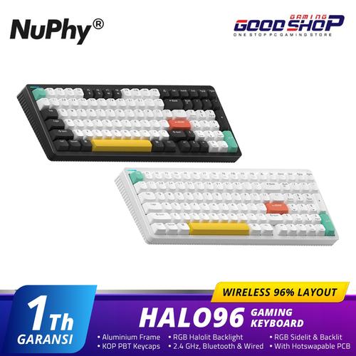 Jual Nuphy Halo 96 Wireless Mechanical Keyboard - 2.4GHz, Bluetooth ...