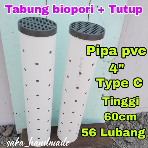 Jual TABUNG BIOPORI + TUTUP PIPA PVC 4" TINGGI 60cm LUBANG 56 - Kab ...