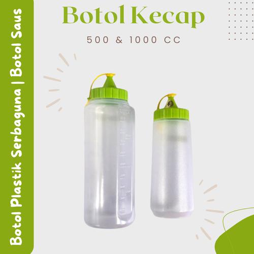 Jual Botol Kecap 500 & 1000 cc | Botol Plastik Serbaguna | Botol Saus ...