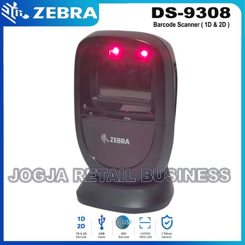 Jual BARCODE SCANNER 2D - 1 DIMENSI ZEBRA DS 9308 (QR CODE/PDF 417 ...