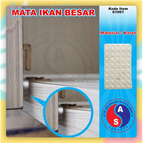Jual MATA IKAN BESAR KARET BENING BULAT TATAKAN KACA PEREDAM BENTURAN ...
