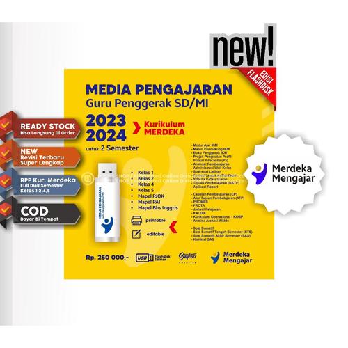 Jual FLASHDISK PERANGKAT PEMBELAJARAN MODUL AJAR KURIKULUM MERDEKA SD/MI TA - PJOK - Kota ...