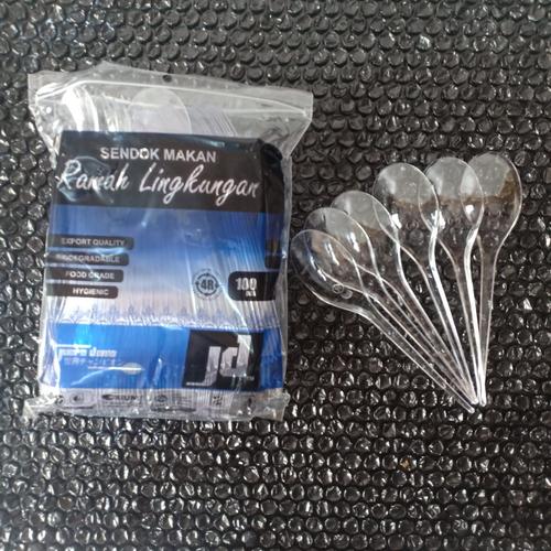 Jual Sendok Makan JD Bening / Sendok Makan Bening Plastik isi 100 ...