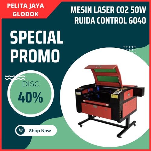 Jual MESIN LASER CO2 50W RUIDA CONTROL 6040 - Jakarta Barat - PELITA ...