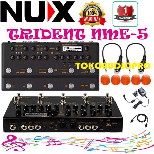 Promo Nux Trident NME-5 Multi Effects Guitar Processor Pedal Efek Nux ...