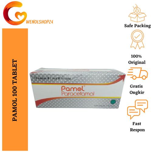 Jual PAMOL 100'S TABLET INTERBAT / PARACETAMOL / OBAT DEMAM / OBAT ...