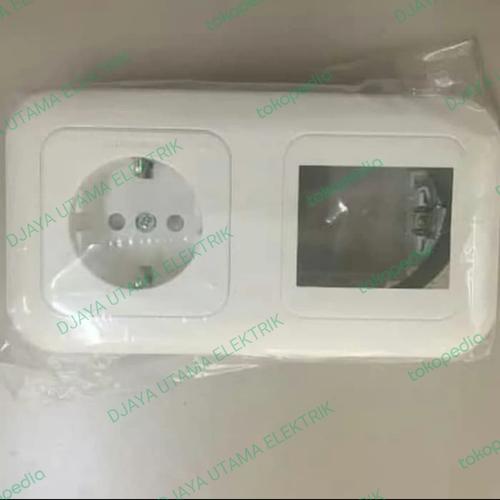 Jual Stop Kontak Schuko + Frame 2 Gang WEJ11212-7 Cp Panasonic - MRE ...
