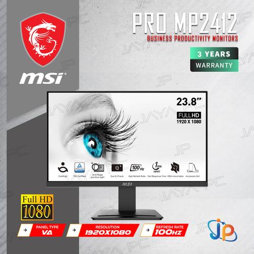 Promo Monitor MSI LED PRO MP2412 - Full HD 24" Inch Cicil 0% 3x ...