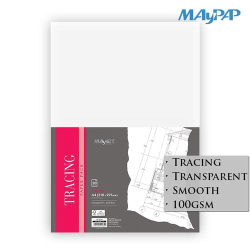 Jual MayArt Tracing Paper A4 60gsm - 20 lembar / Kertas Kalkir A4 ...