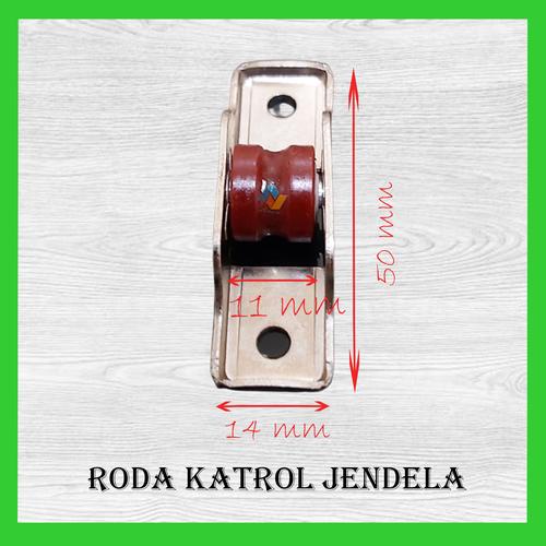 Jual New Katrol Jendela STAINLESS Tahan Karat 14MM Merah, Penarik Roda ...