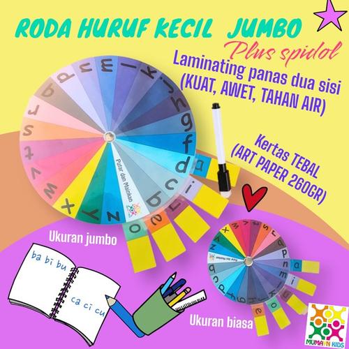 Jual RODA PINTAR JUMBO RODA HURUF RODA HIJAIYAH RODA ANGKA UKURAN BESAR ...
