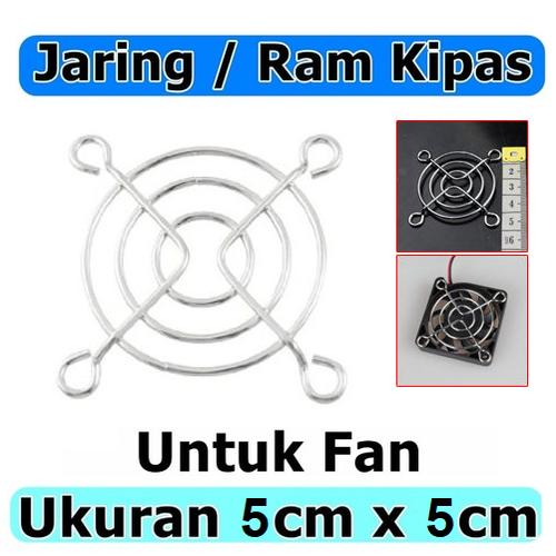 Jual Grill Fan 5x5cm Penutup kipas Dc 5x5 Jaring Tutup Fan Besi Ukuran ...