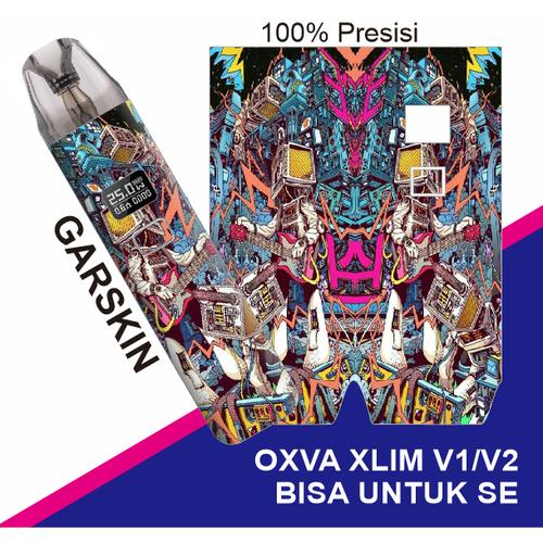 Jual Sticker Garskin Skin OXVA XLIM 1 XLIM 2 XLEM SE Doodle ediiton ...
