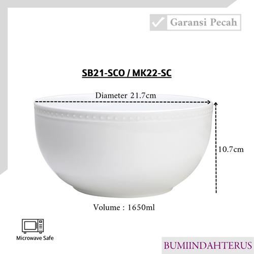 Jual Mangkuk Saji Keramik 1650ML By Indo Keramik / Mangkuk Saji Besar ...