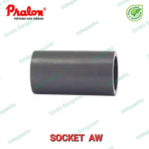 Jual Socket AW / Sok / Sambungan / Sock AW Pralon Pipa Rucika - 1/2 ...