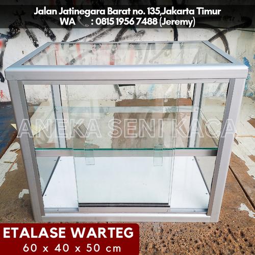 Jual Etalase Warteg pintu sleding kaca alumunium - Jakarta Timur - Toko ...