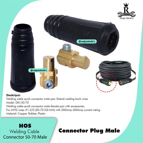 Jual Kabel Konektor Las Male \ Cable Socket Connector DKJ 50-70mm ...