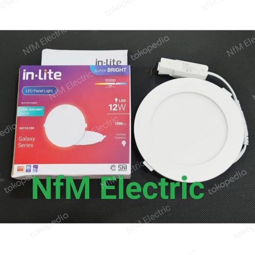 Jual Downlight INLITE Slim 12W Bulat Inbow / LED Panel 12W INLITE SLIM ...