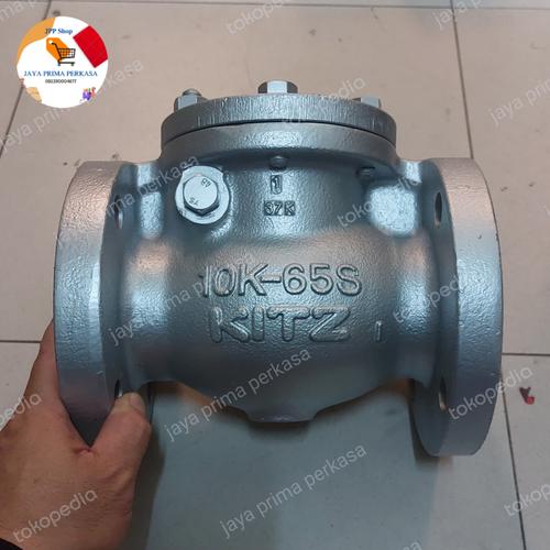 Jual Check valve kitz 2 1/2" inch jis 10k cast iron DN40 2,5 Inch 200S ...