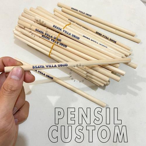 Jual Pensil Custom / Pensil Kayu 2B Print / Pensil Hotel / Pensil ...