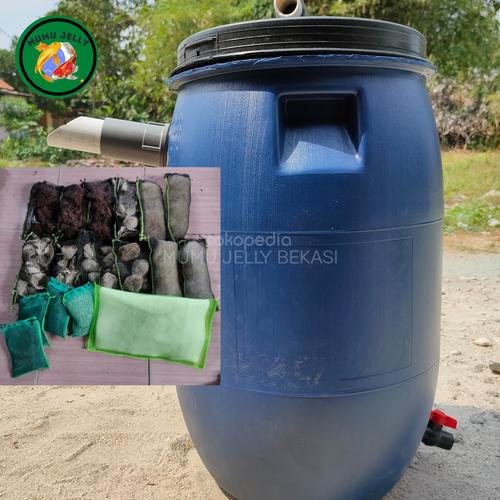 Jual tong filterkolam ikan koi dengan media filter 60 liter - Kab ...