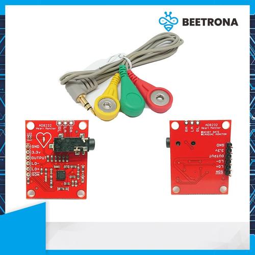 Jual Modul Sensor ECG EKG Electrocardiogram AD8232 pulse Heart Rate ...