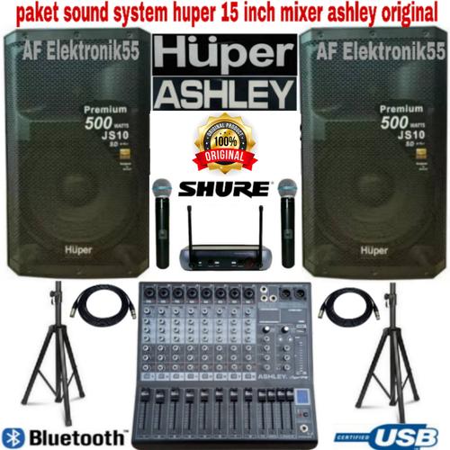 Jual Paket Sound System Speaker Huper 15 Inch Untuk Outdoor Atau Indoor ...