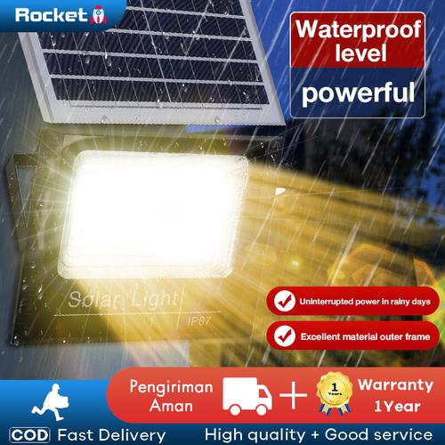 Promo Solar Light Warm white Lampu Panel Surya Tenaga dengan Remote ...
