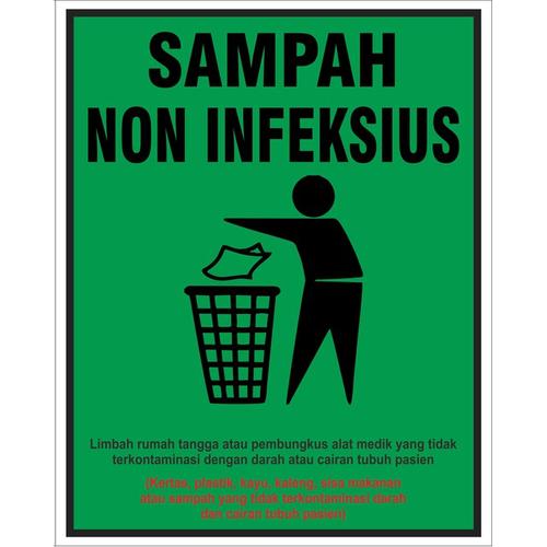 Jual STIKER SAMPAH INFEKSIUS UK. 20X25CM - NON INFEKSIUS, S 10x14cm ...