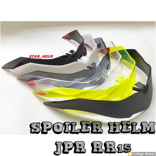 Jual Spoiler Helm JPR RR15 All Series - HITAM GLOSY - Kab. Banyumas ...