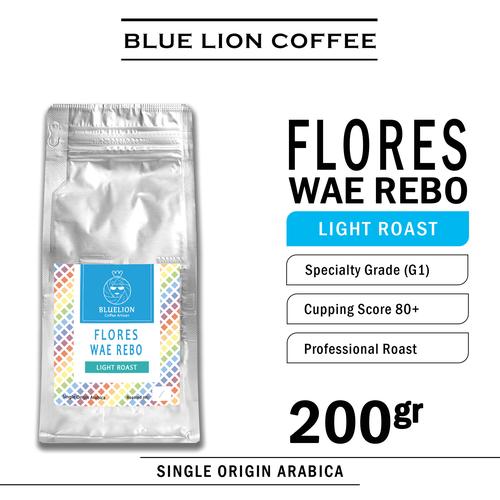 Promo Blue Lion Coffee Flores Wae Rebo 200 gram Light Roast Kopi ...