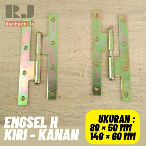 Jual Engsel H Tebal Pintu Jendela Kiri Kanan 80 × 50 dan 140 × 60 (12 ...