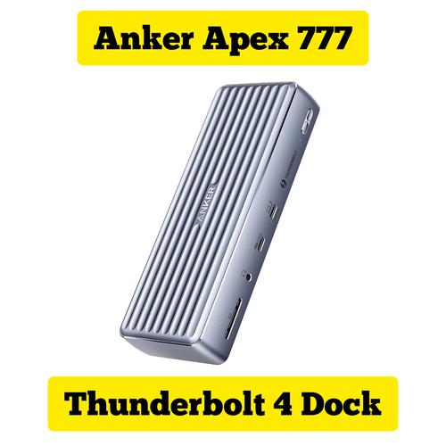 Promo Anker Apex 777 Thunderbolt 4 Dock Docking Station Macbook USB Hub ...