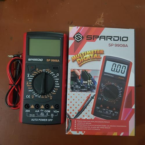 Jual Multitester Digital Spardio 9908A/Avometer Digital Spardio 9908A ...