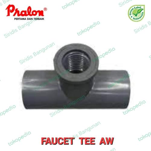 Jual Faucet Tee AW / T / Tee Drat Dalam / TDD AW Pralon Pipa Rucika - 1 ...