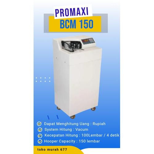 Jual promaxi bcm 150 - Mesin Hitung Uang Vacum / Money Counter Bcm 150 ...