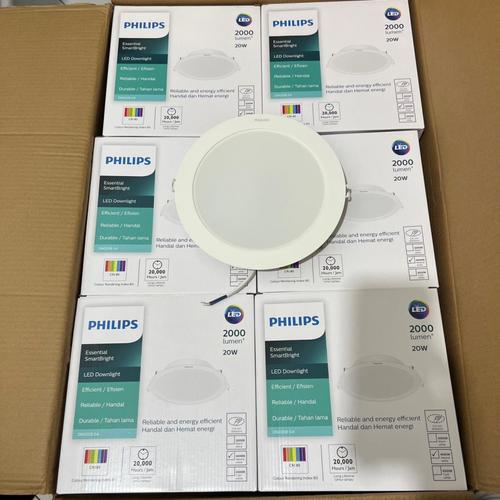 Jual Lampu Philips LED Downlight 20 Watt DN020B G4 - 6500k - 3000k ...