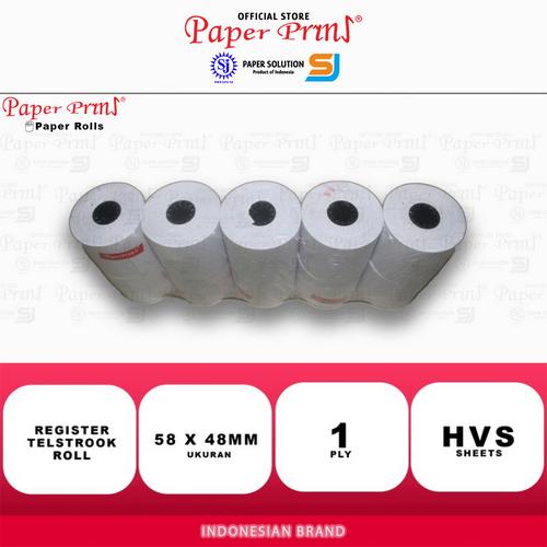 Jual Paperpryns Register Struk Roll Kertas Kasir 1PLY 58 x 48mm (@10 ...