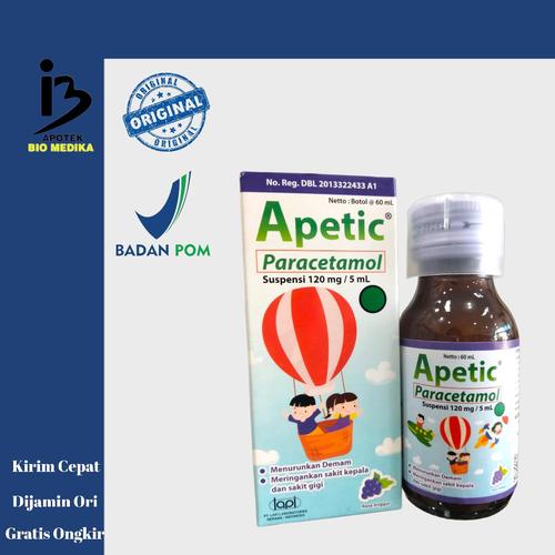 Jual apetic sirup 60ml - Kab. Bandung - Apotek Bio Medika Soreang ...