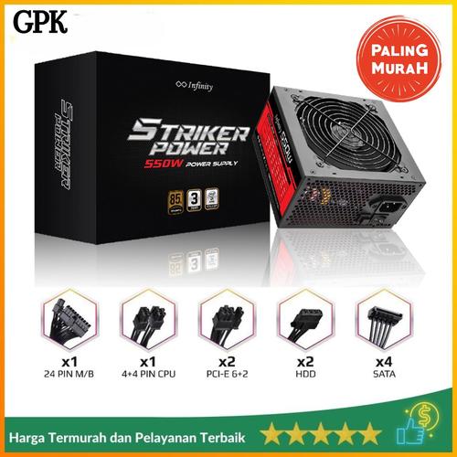Jual Power Supply PSU Infinity Striker Power 550 Watt | PSU Infinity ...