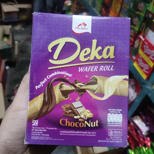 Jual deka choconut wafer roll / wafer roll deka cokelat kacang - Kab ...