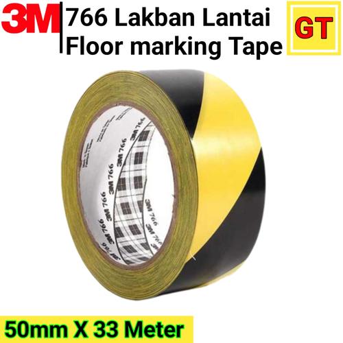 Jual Lakban Lantai kuning Hitam 3M 766 Floor Marking Tape 50mm X 33M - Jakarta Timur - Galeri ...