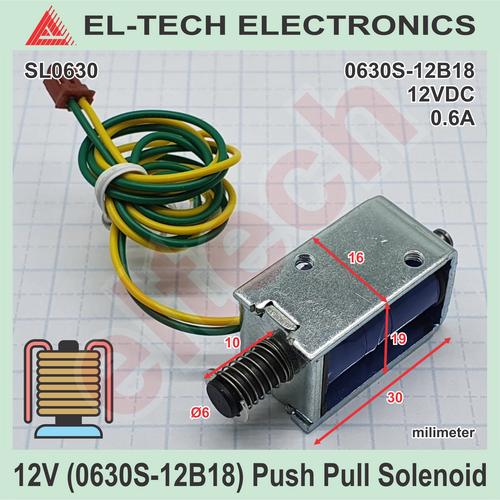 Jual 12V Ø6mm Solenoid Selenoid Push Pull Dorong Tarik - Kota Surabaya ...