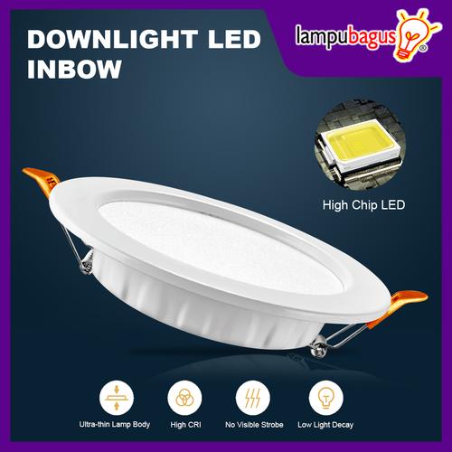Jual Lampu Downlight LED Inbow / Downlight Panel LED Inbow Bulat ...
