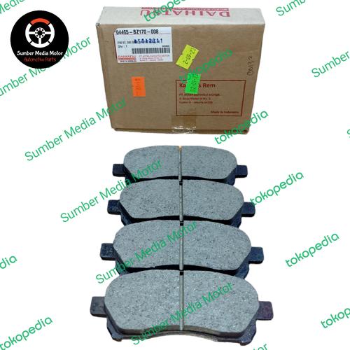 Jual Daihatsu Kampas Rem Depan Brakepad Original 04465-BZ170-008 Toyota ...