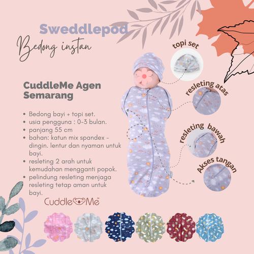 Jual CuddleMe Hybrid SwaddlePod Bedong Bayi - Bedong Instan - Bedong ...