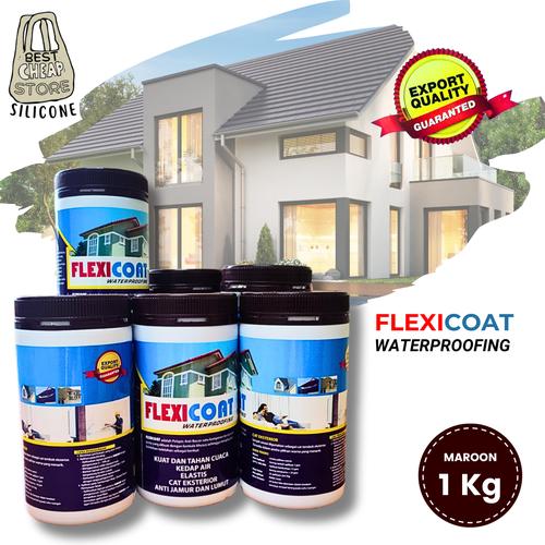 Jual Cat Flexicoat Waterproofing 1Kg Maroon Pelapis anti bocor ...
