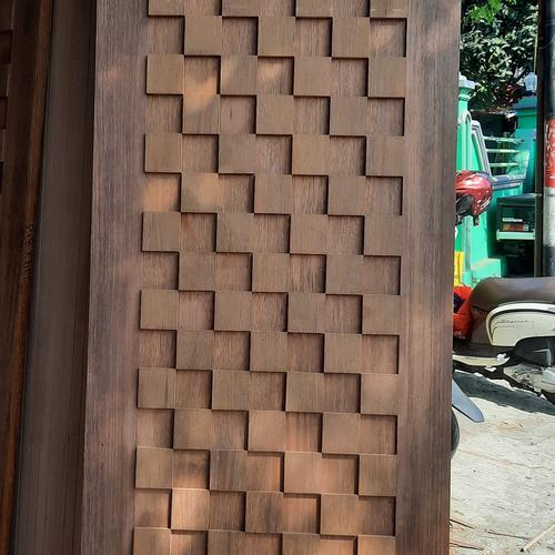 Jual daun pintu merbau oven motif catur - Jakarta Timur - pintu kayu ...