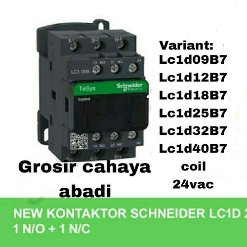 Jual kontaktor schneider Lc1d09b7,Lc1d18b7,Lc1d25b7,Lc1d32b7,Lc1d40b7 ...